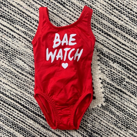 One Pieces | Baewatch Red Leotard | Poshmark